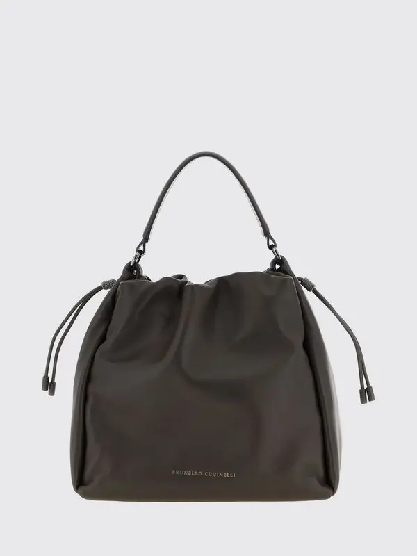 Brunello Cucinelli Drawstring Bag - Brown