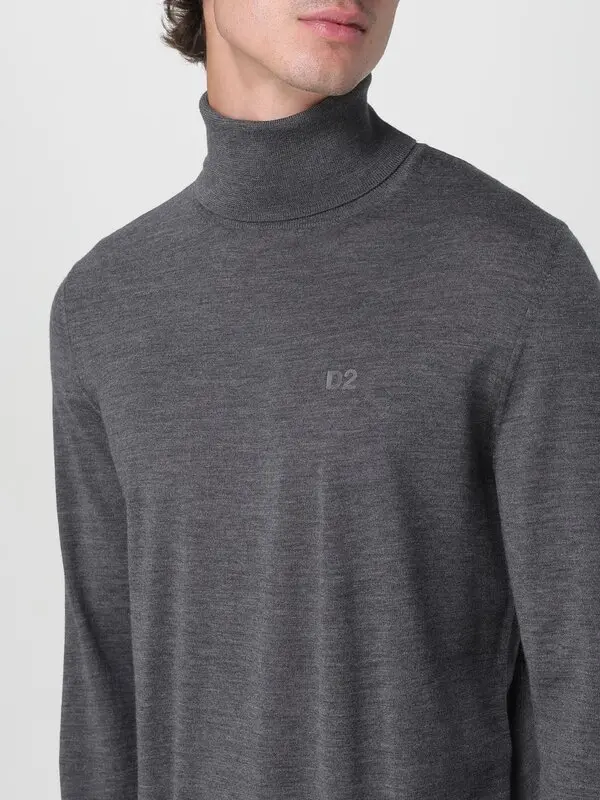 Dsquared2 High Neck Sweater - Grey