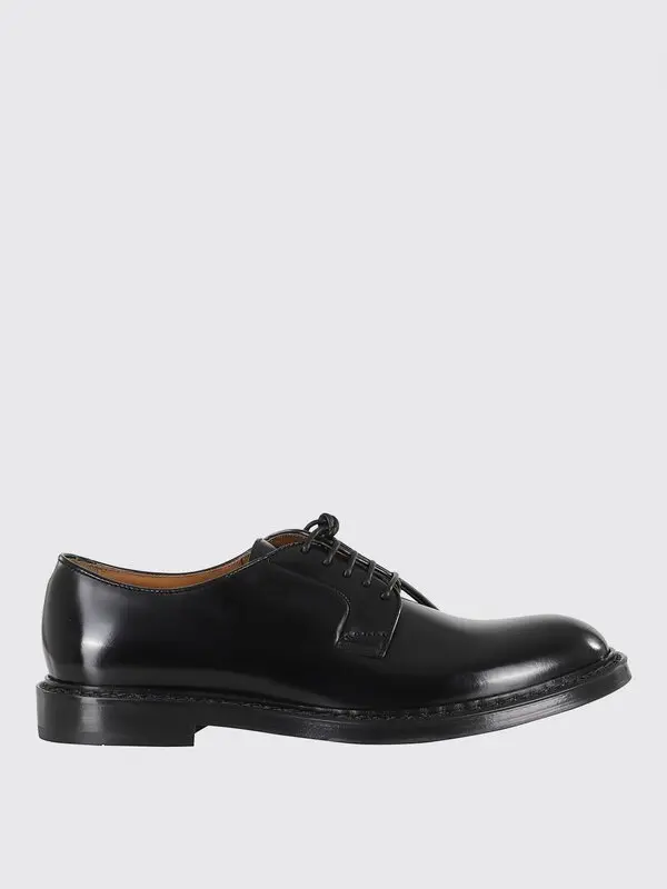 DOUCAL'S Leather Brogue Shoes - Black