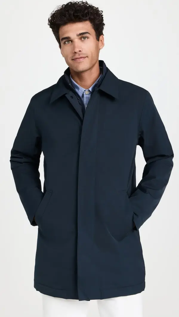 Nn07 Blake Coat - Navy Blue