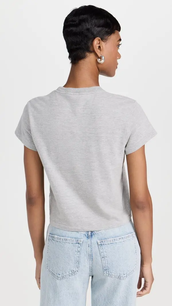RE/DONE 50s Boxy Tee - Heather Grey
