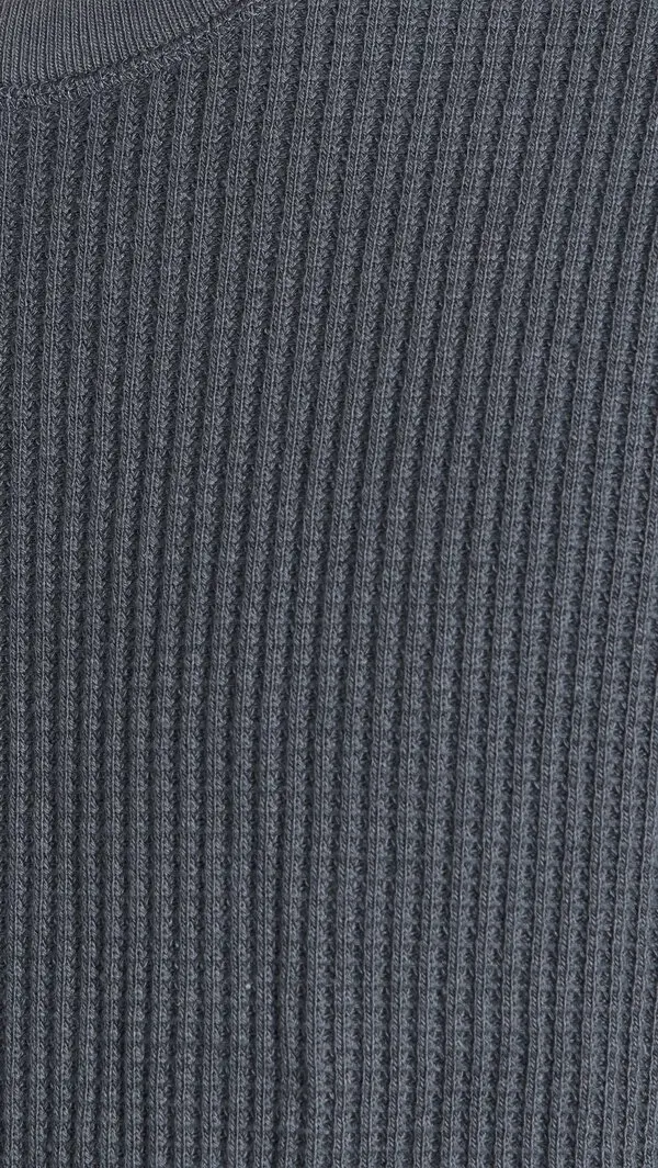 Rails Wade Waffle Thermal Long Sleeve Tee - Ink