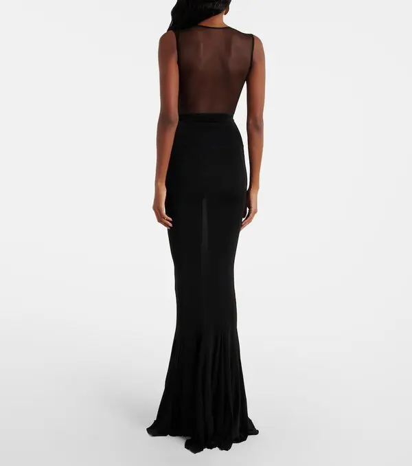 NENSI DOJAKA Maxi Skirt - Black