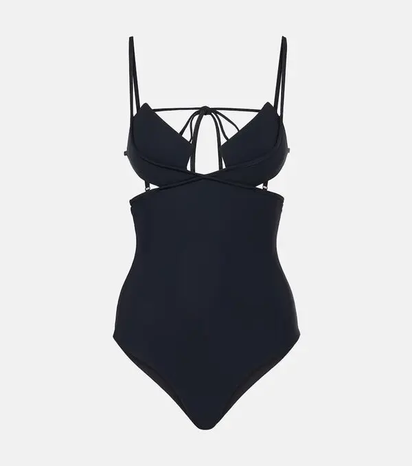 NENSI DOJAKA Cutout Swimsuit - Black