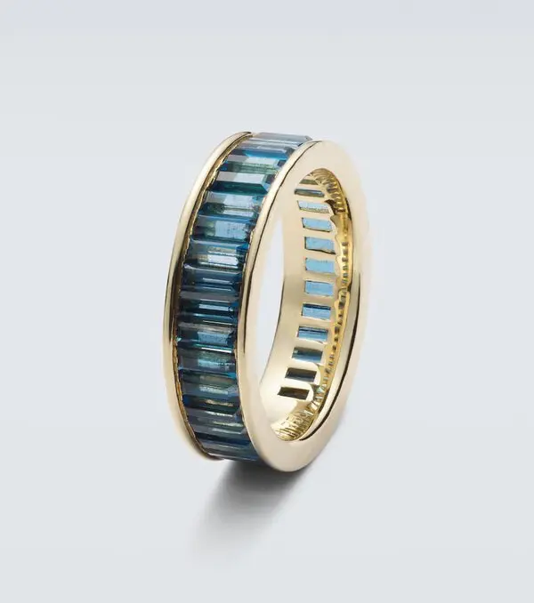OCTAVIA ELIZABETH 18kt Yellow Ring With Topazes