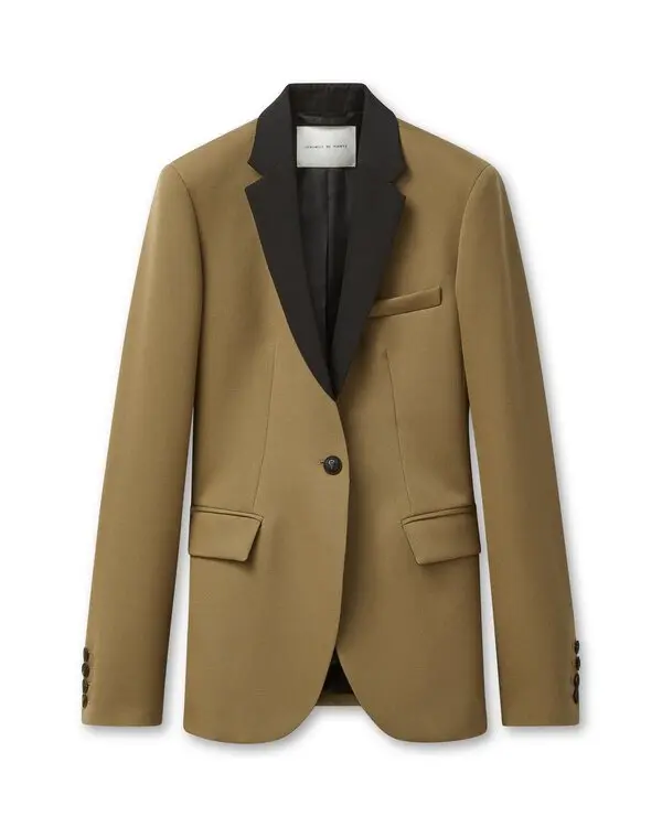 Veronica De Piante Astrid Jacket In Wool Twill