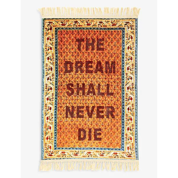 SELETTI Loredana Longo The Dream Shall Never Die Woven Rug 120cm X 80cm - One-color