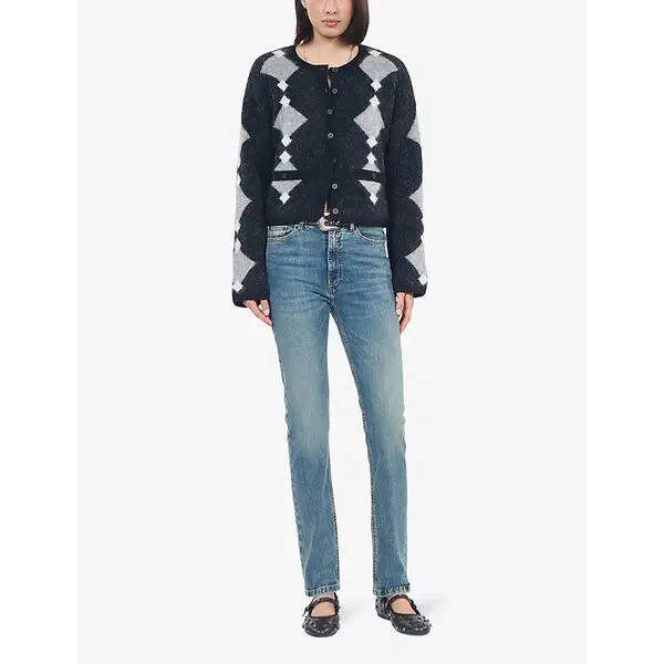 The Kooples Mid-rise Straight-leg Jeans