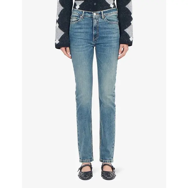 The Kooples Mid-rise Straight-leg Jeans
