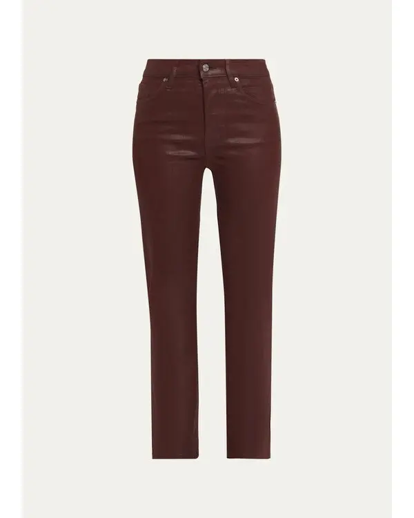 FRAME Le Sleek Straight Leg Jeans - Currant