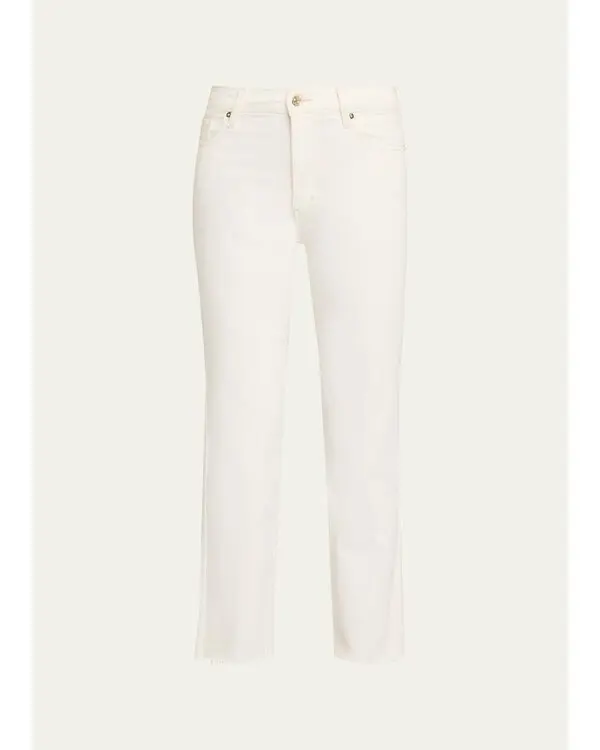 FRAME Le Sleek Straight Leg Jeans - Natural