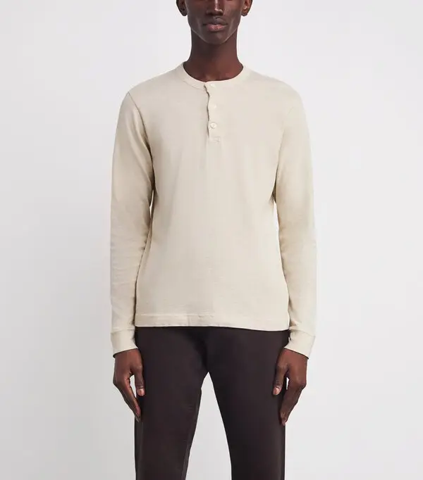 Citizens Of Humanity Cotton Henley T-shirt
