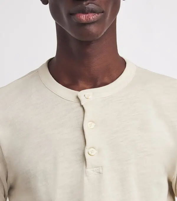Citizens Of Humanity Cotton Henley T-shirt