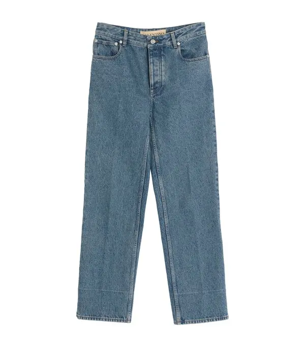 Valentino Garavani Straight Leg Jeans - Blue
