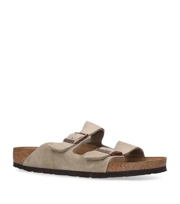 BIRKENSTOCK Suede Arizona Slides
