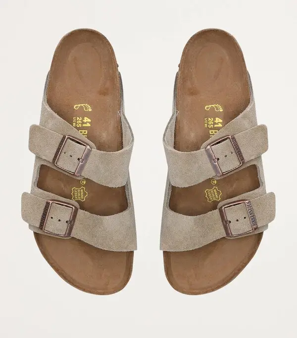 BIRKENSTOCK Suede Arizona Slides