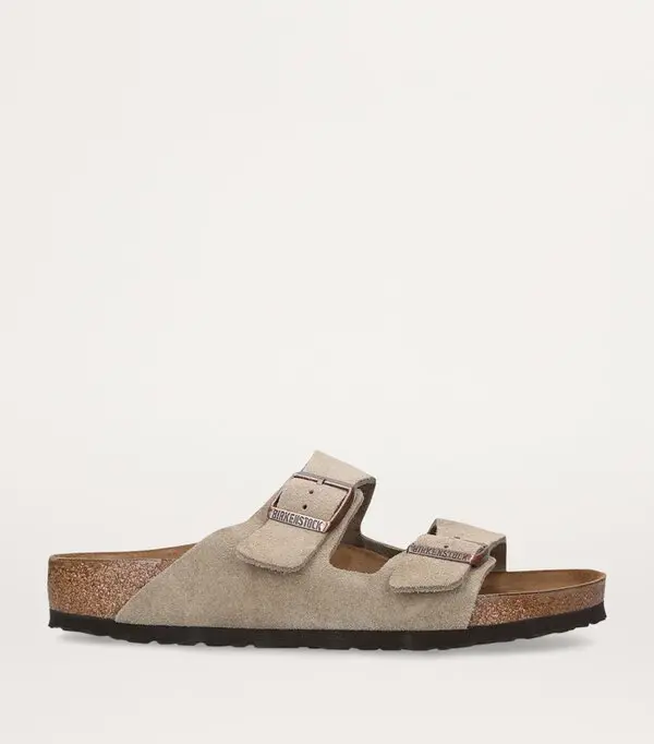 BIRKENSTOCK Suede Arizona Slides