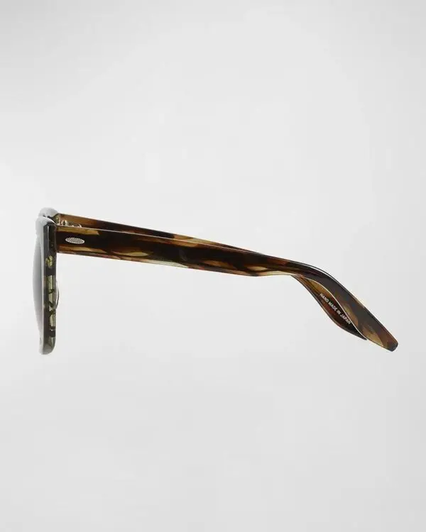Barton Perreira Rectangle Sunglasses - Brown