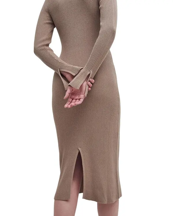 lurex knit midi dress Ramy Brook Rachelle Midi Dress - Black/white main image 1