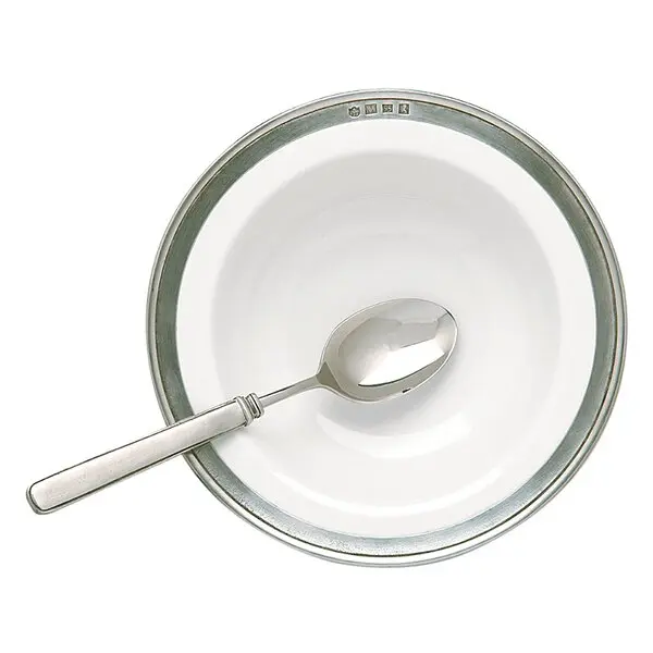 MATCH Convivio Cereal Bowl - Pewter/white