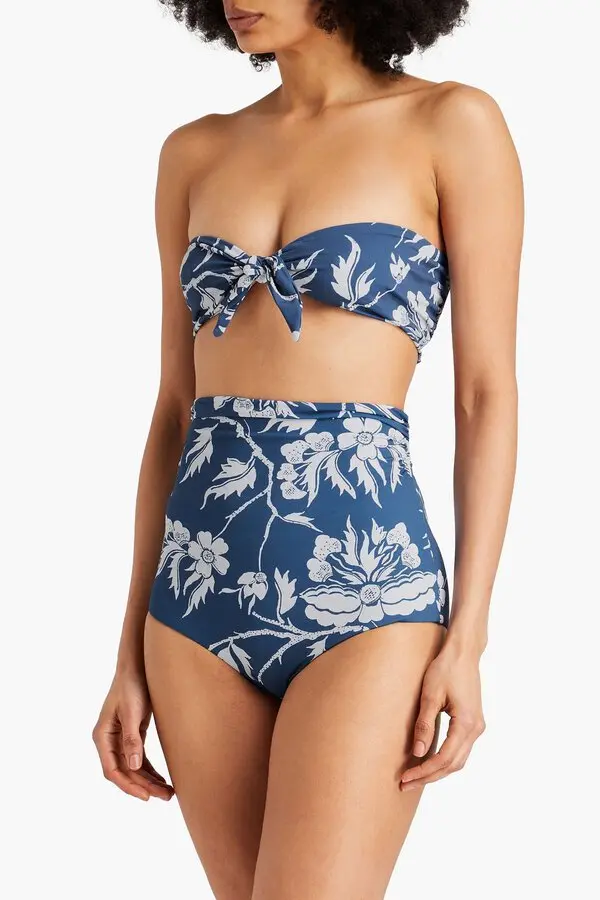 Mara Hoffman Bobbi Floral-print Bikini Bottom