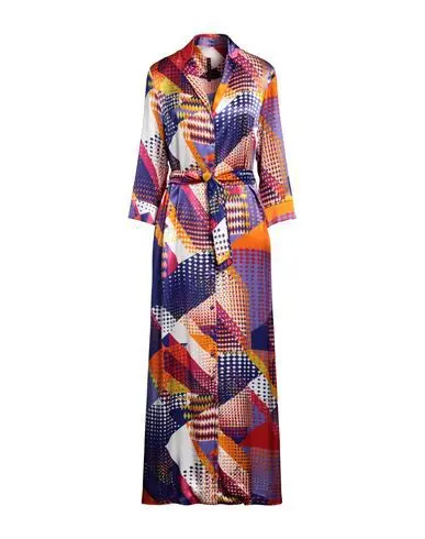 MANILA GRACE Maxi Shirt Dress - Orange