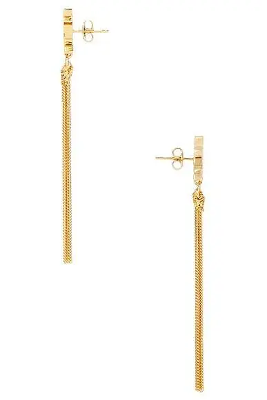 Saint Laurent Tassel Earrings - Dore