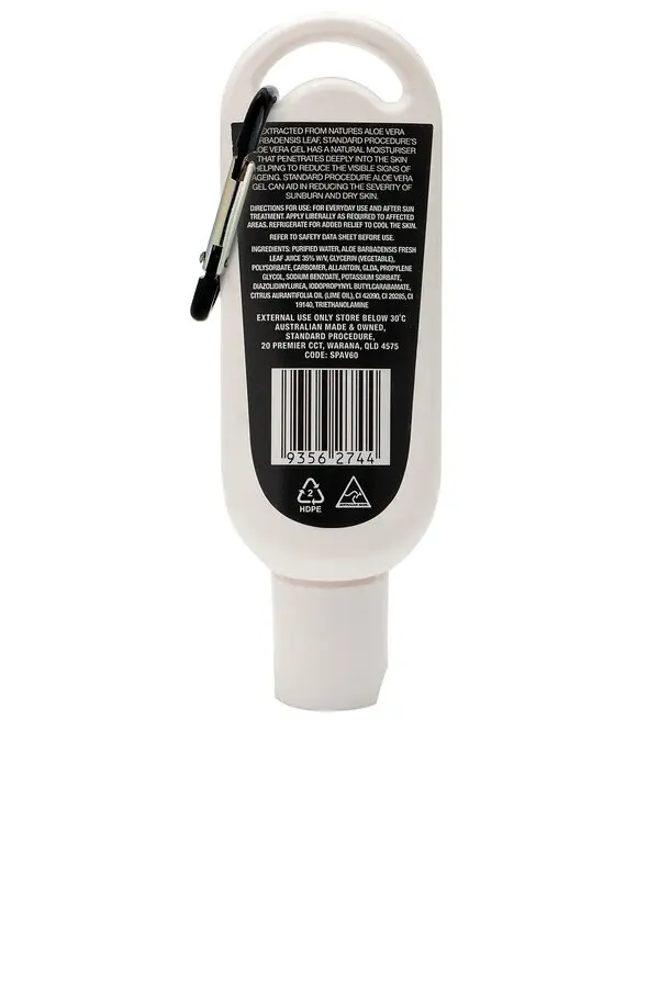STANDARD PROCEDURE Aloe Vera Gel 60ml
