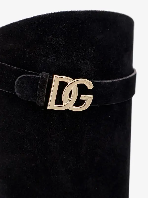 Dolce & Gabbana Cavallerizzo Suede Boots