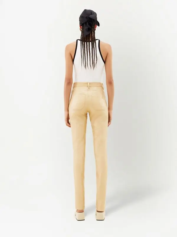 COURREGES Slim-fit Trousers - Neutrals