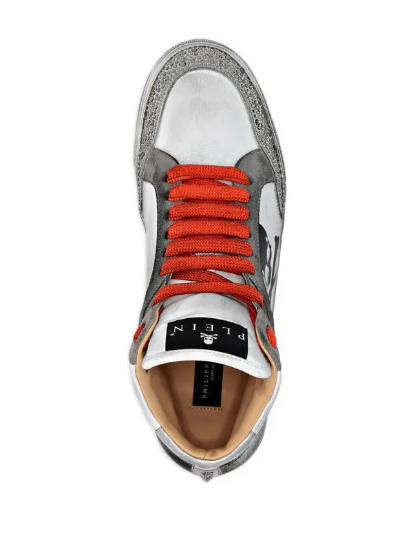 Philipp Plein Strass Retrokickz Tm Hi-top Sneakers