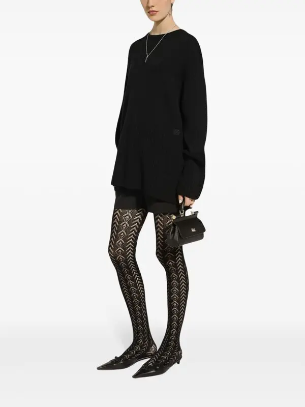 Dolce & Gabbana Balloon-sleeve Jumper - Black
