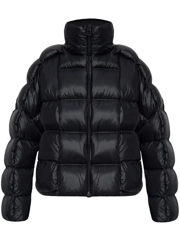 RAXXY Panelled Puffer Jacket - Black