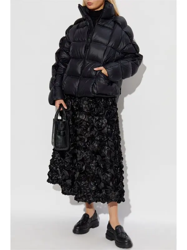 RAXXY Panelled Puffer Jacket - Black