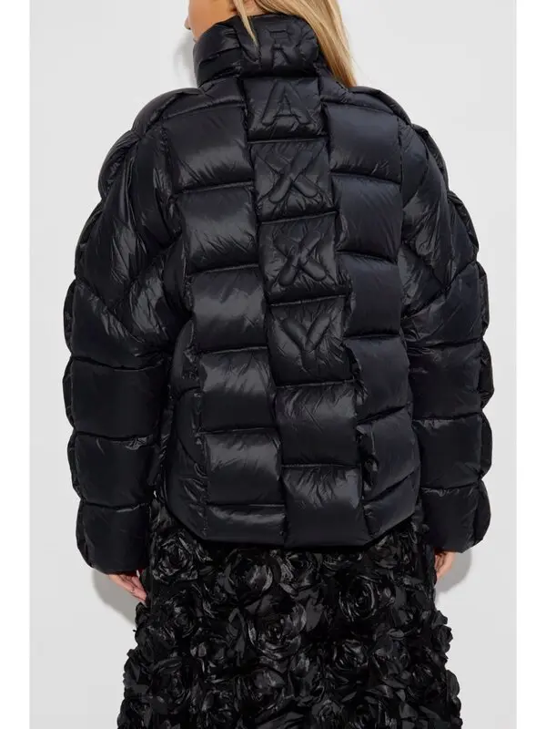 RAXXY Panelled Puffer Jacket - Black