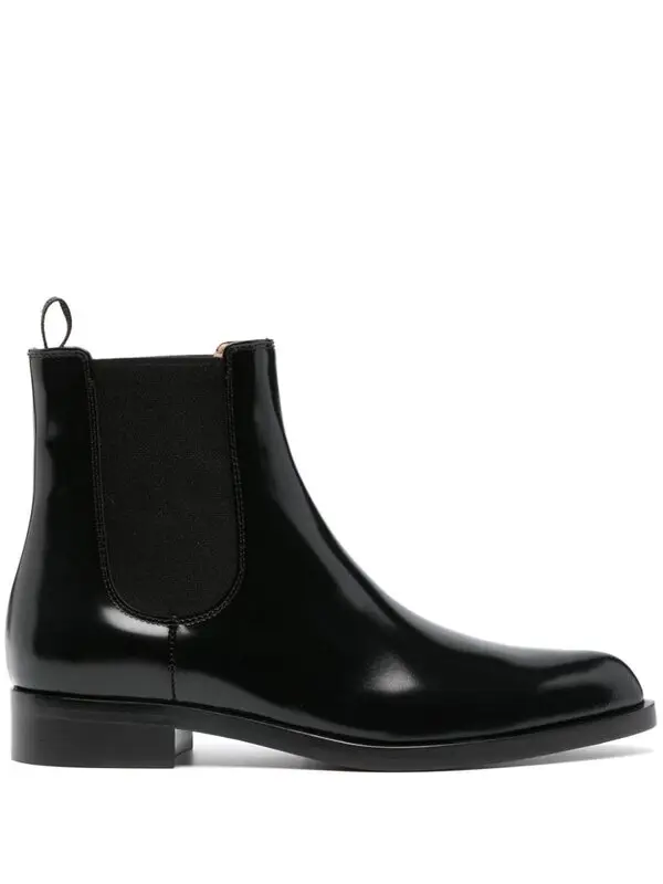 GIANVITO ROSSI 25mm Leather Chelsea Boots
