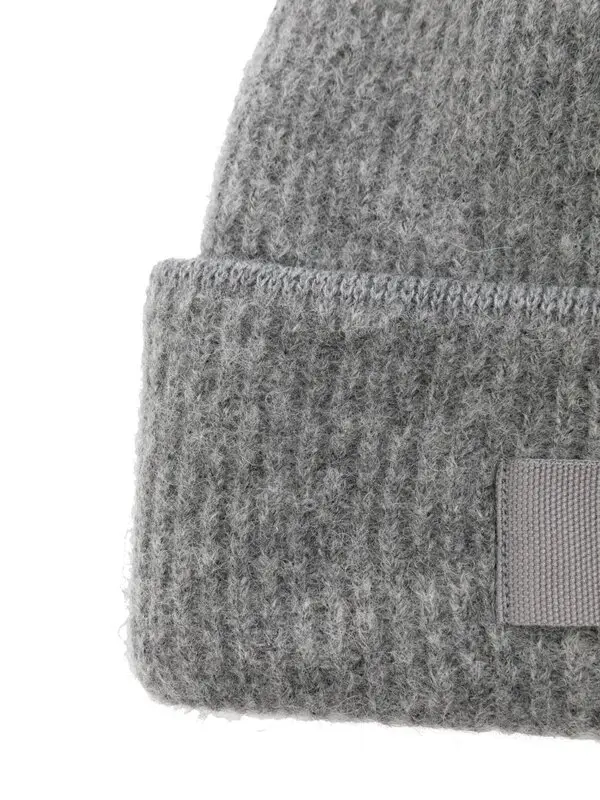Jacquemus Le Bonnet Gros Grain Beanie - Grey