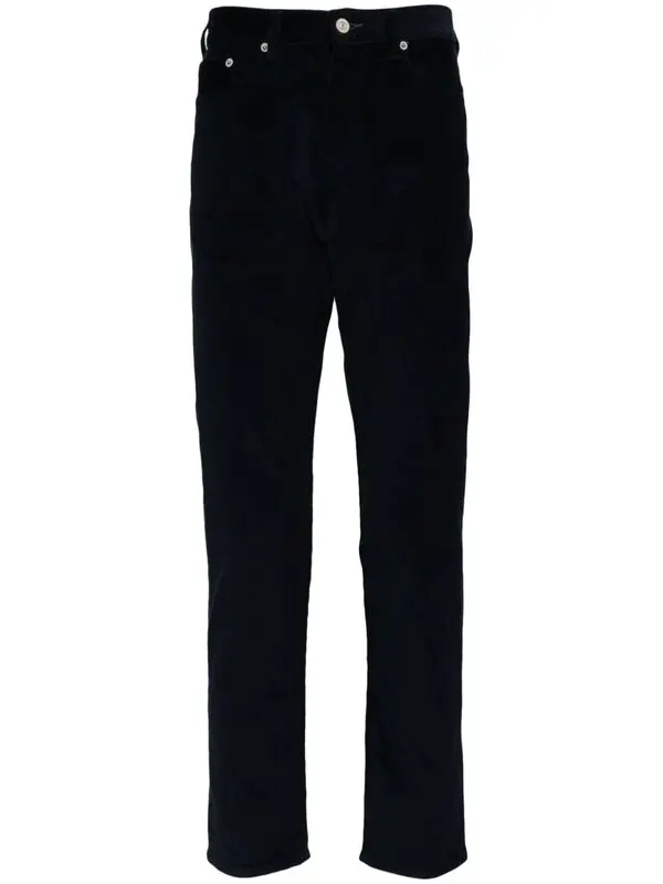 Paul Smith Corduroy Tapered Trousers - Blue