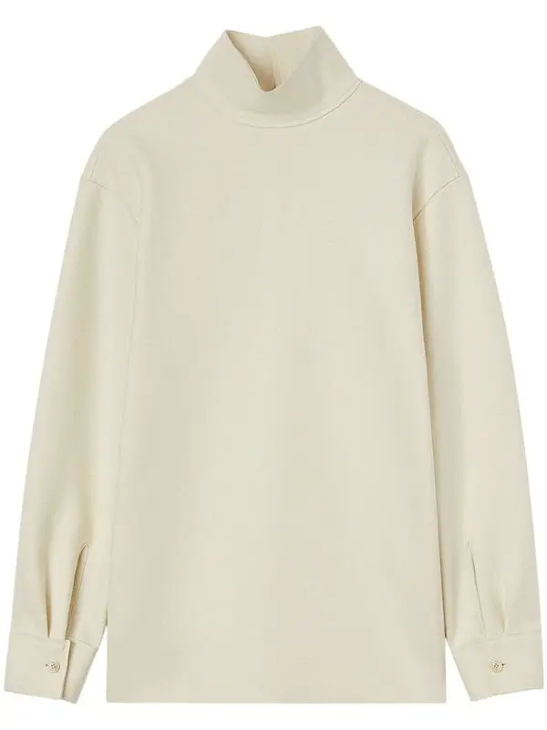 JIL SANDER High-neck Wool Top
