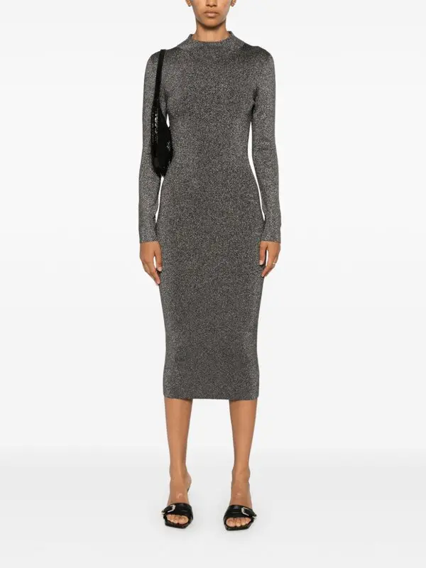 Michael Kors Lamé Midi Dress