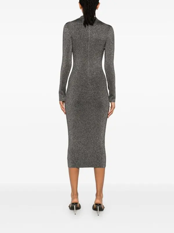 Michael Kors Lamé Midi Dress