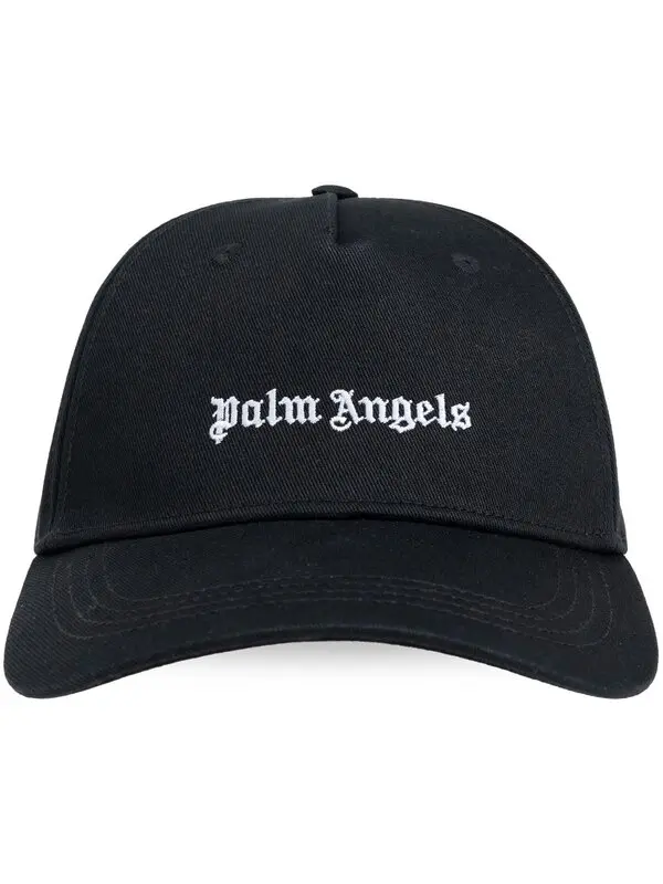 Palm Angels Logo-embroidered Baseball Cap - Blue
