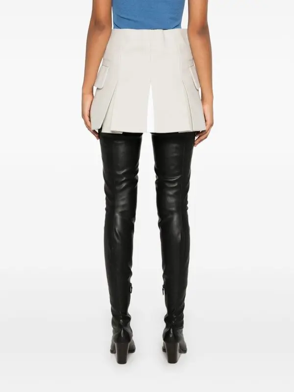 Sacai Pleated Thigh-length Shorts