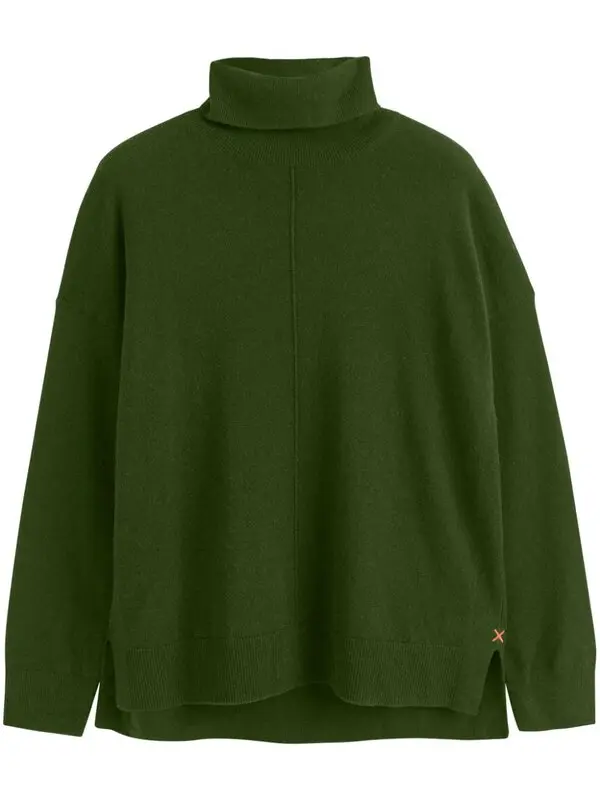 Chinti & Parker Roll-neck Knitted Jumper - Green