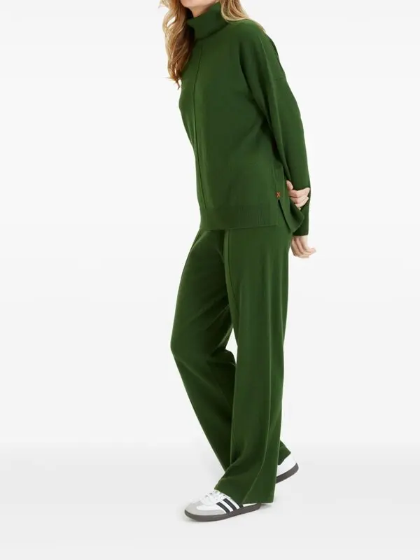 Chinti & Parker Roll-neck Knitted Jumper - Green