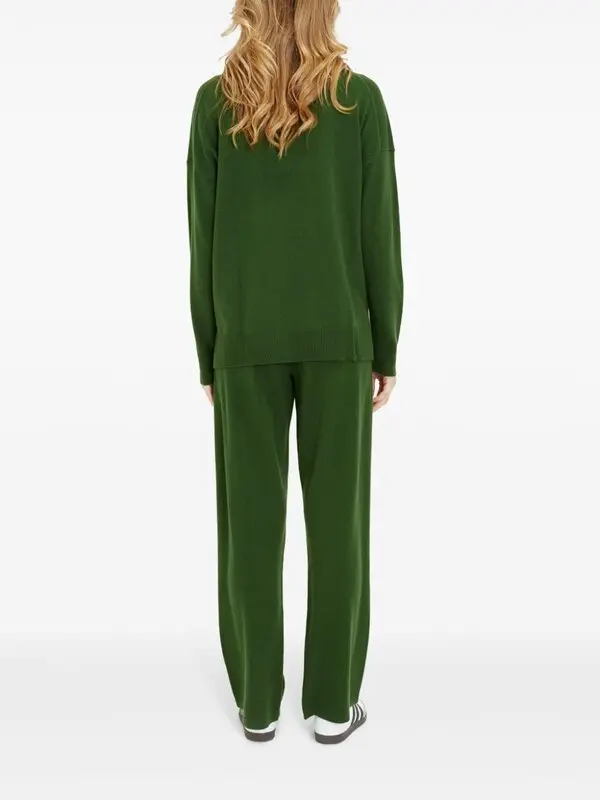 Chinti & Parker Roll-neck Knitted Jumper - Green