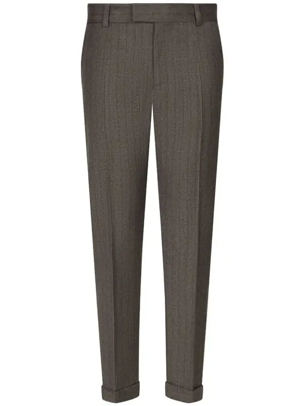 Dolce & Gabbana Pinstripe Stretch-wool Trousers