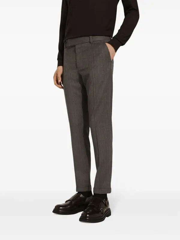 Dolce & Gabbana Pinstripe Stretch-wool Trousers
