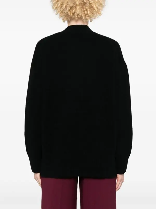 ALLUDE Cashmere Sweater - Black