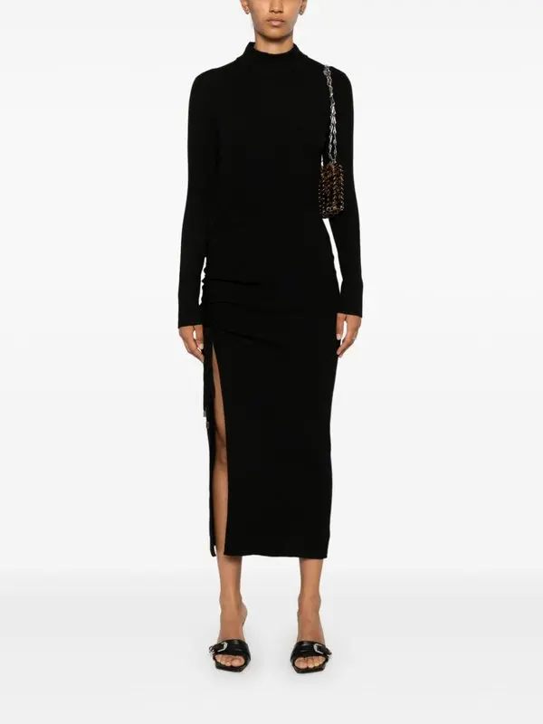 Michael Kors Ruched Midi Dress